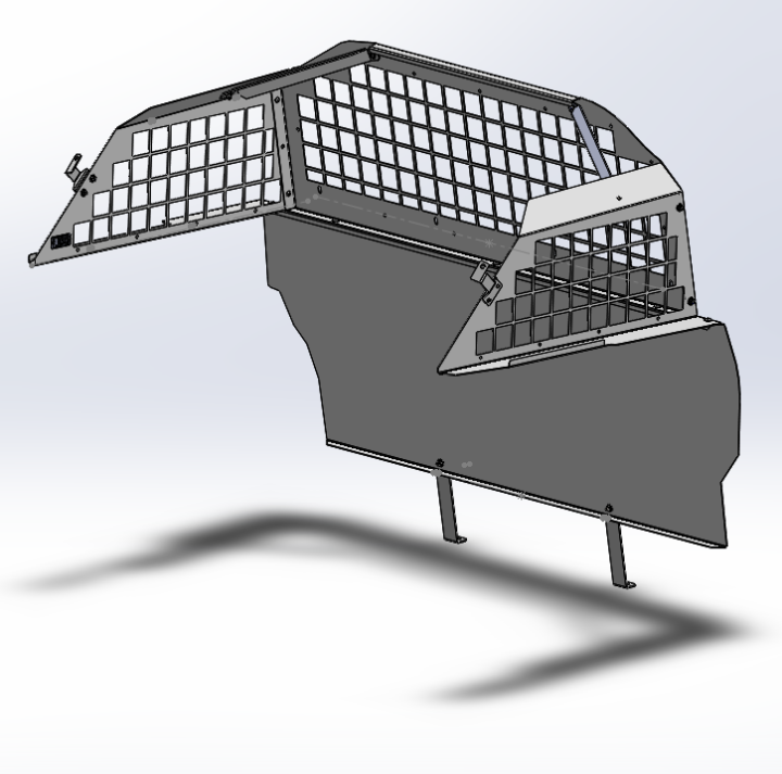 Ford Police Interceptor Utility Cargo Partition - Troy Products