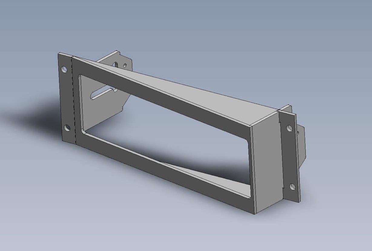 3" Tilted Faceplate Motorola XTL2500/XTL5000 - Troy Products