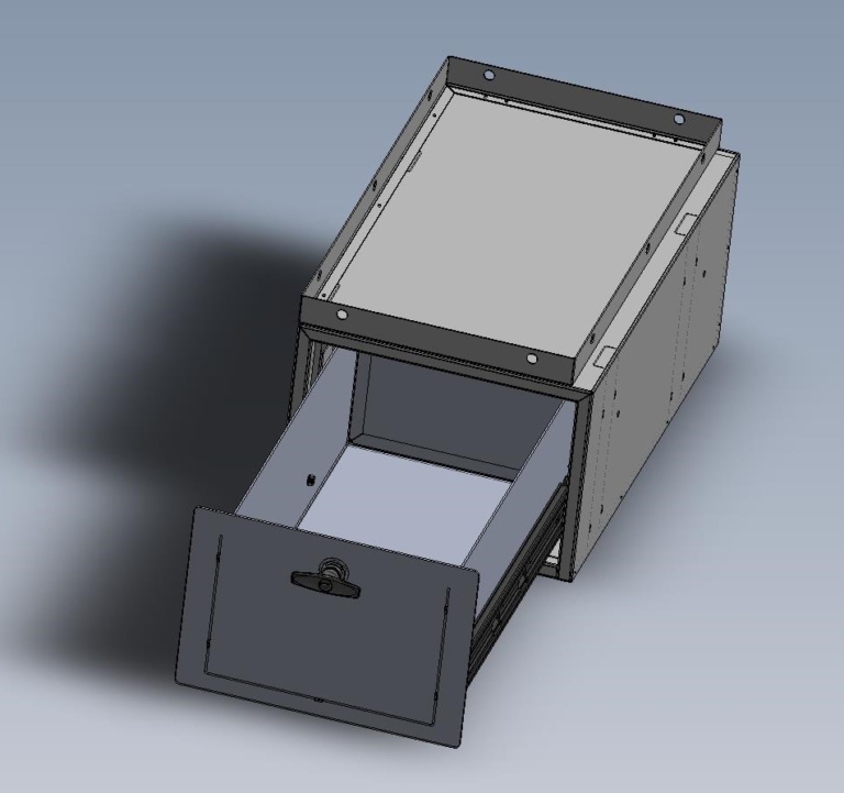Ford F150 Gun Box with Locking Handle - Troy Products