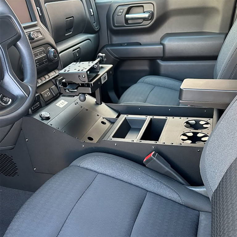 Chevrolet Silverado 1500 20" Wide-Body Console; Open Storage ...