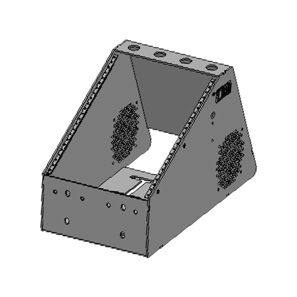 Universal 12" Vertical Console Features Four DC Outlet Holes - Troy ...