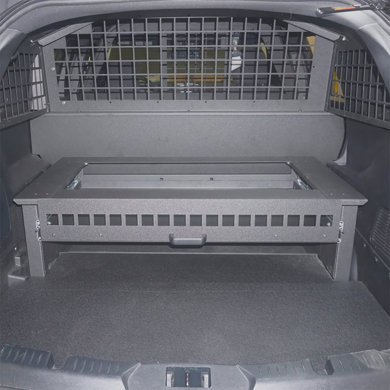 Ford Police Interceptor Utility Elevated Box Cargo Mount - Troy Products