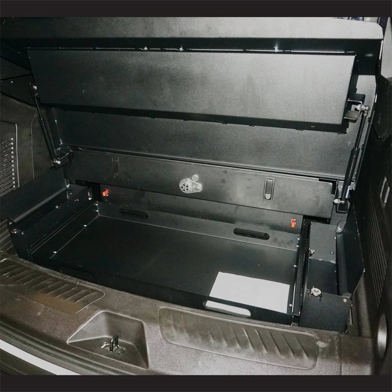 Tahoe Electronics Mounted Cargo Deck System with Stop Stick Storage ...