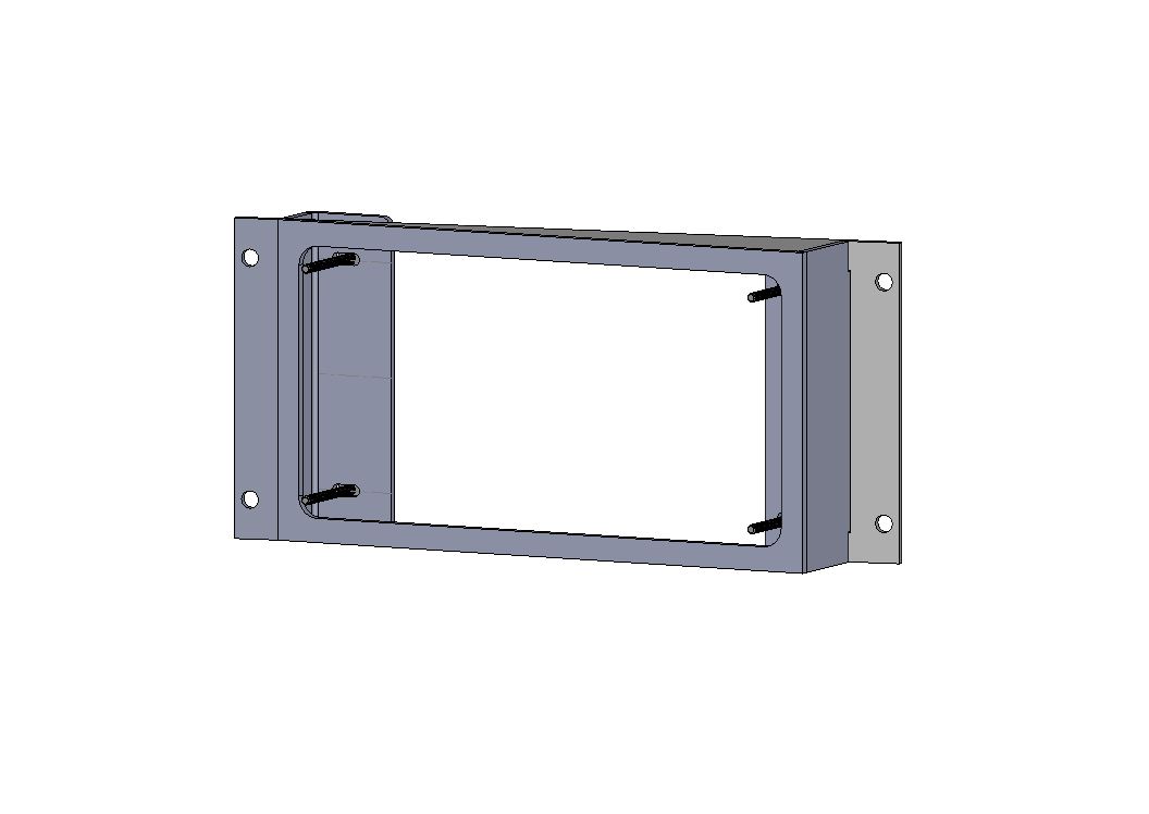 4" Tilted Faceplate Whelen Control/Cencom - Troy Products