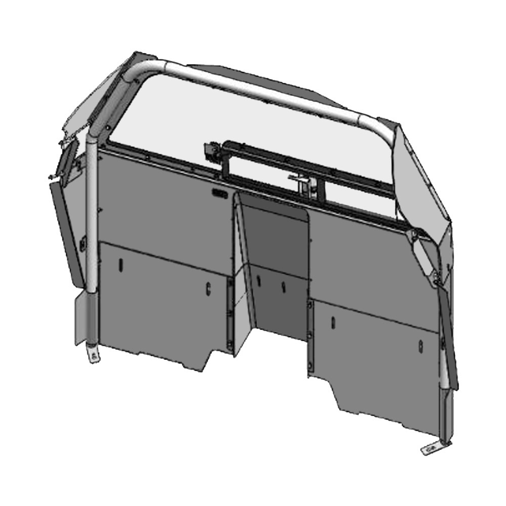 Dodge Ram Full Size Front Partition Kit featuring Low Profile ...